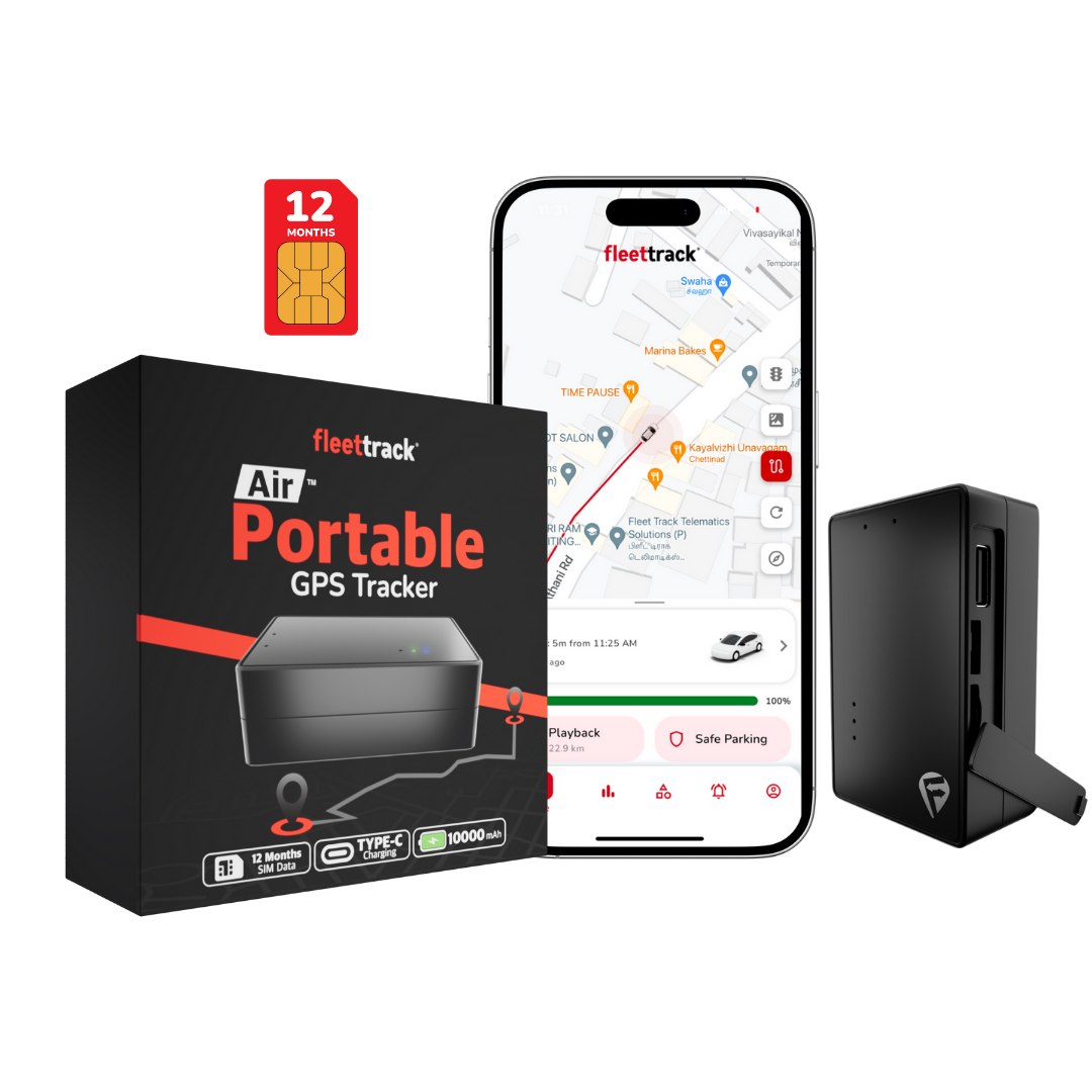 Fleettrack - Wireless GPS Tracker for Car, Kids School Bag or Anything